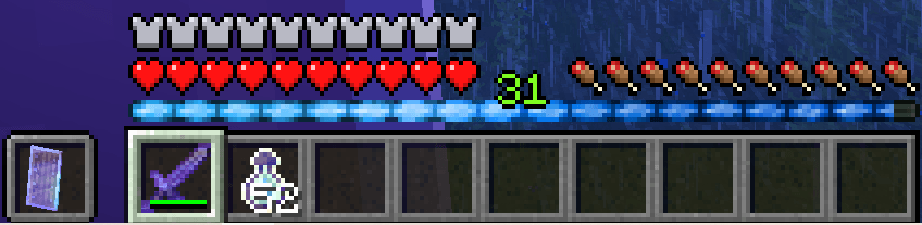 Blue XP Bar and Enchantment Glint - Gallery - Minecraft Resource Packs ...