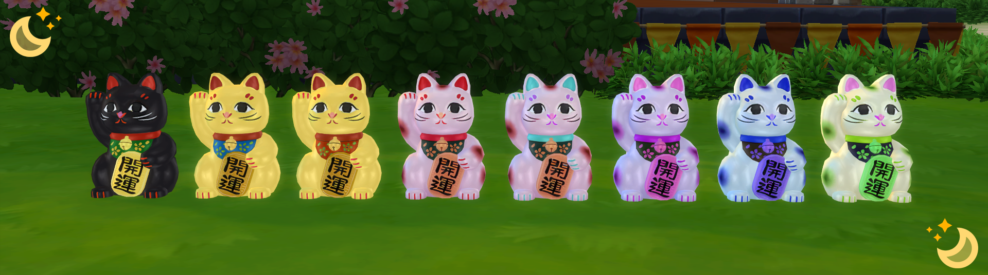 Maneki-Neko Lucky Cat Duo - Gallery - The Sims 4 Build / Buy - CurseForge