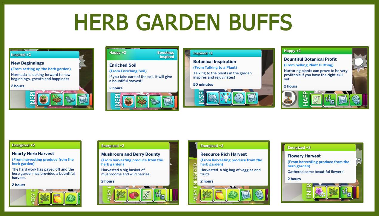 Functional Herb Garden - Gallery - The Sims 4 Mods - CurseForge