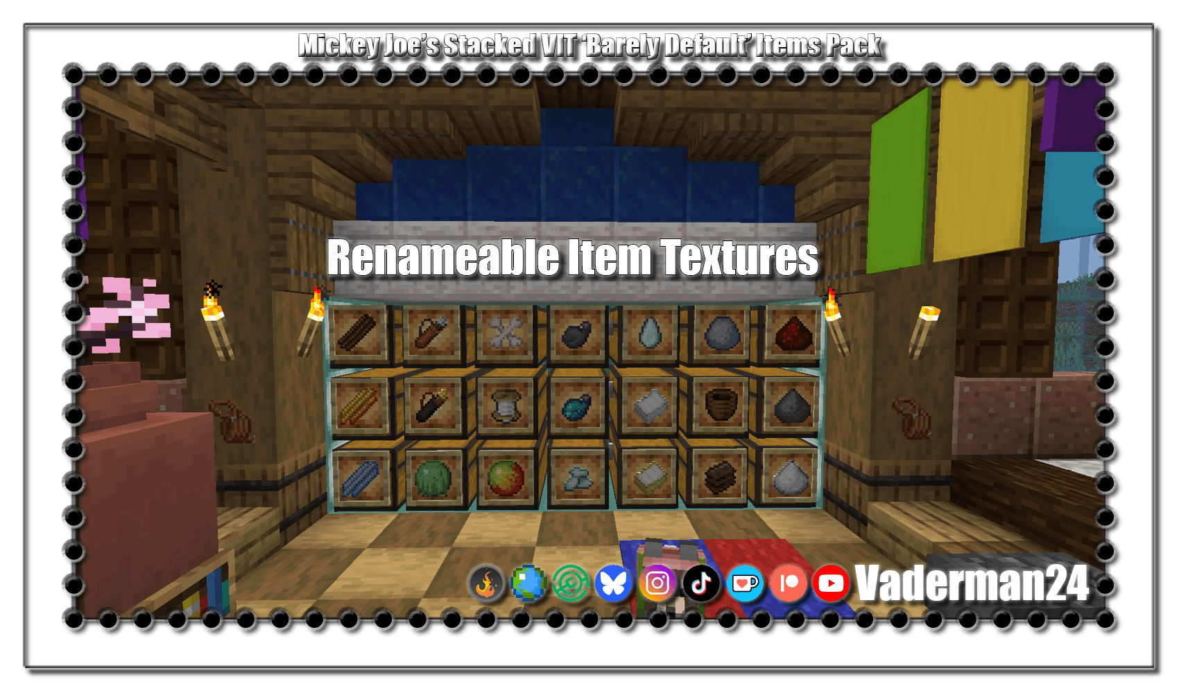 Mickey Joe's Stacked VIT 'Barely Default' Items Pack — Default Items Add-on - Minecraft Resource ...