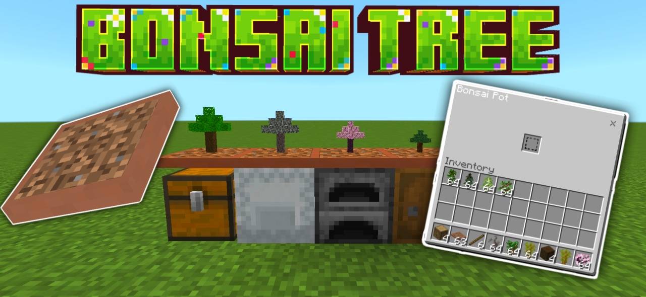 Bonsai Tree V1.2.0 - Gallery - Minecraft Bedrock Addons - CurseForge