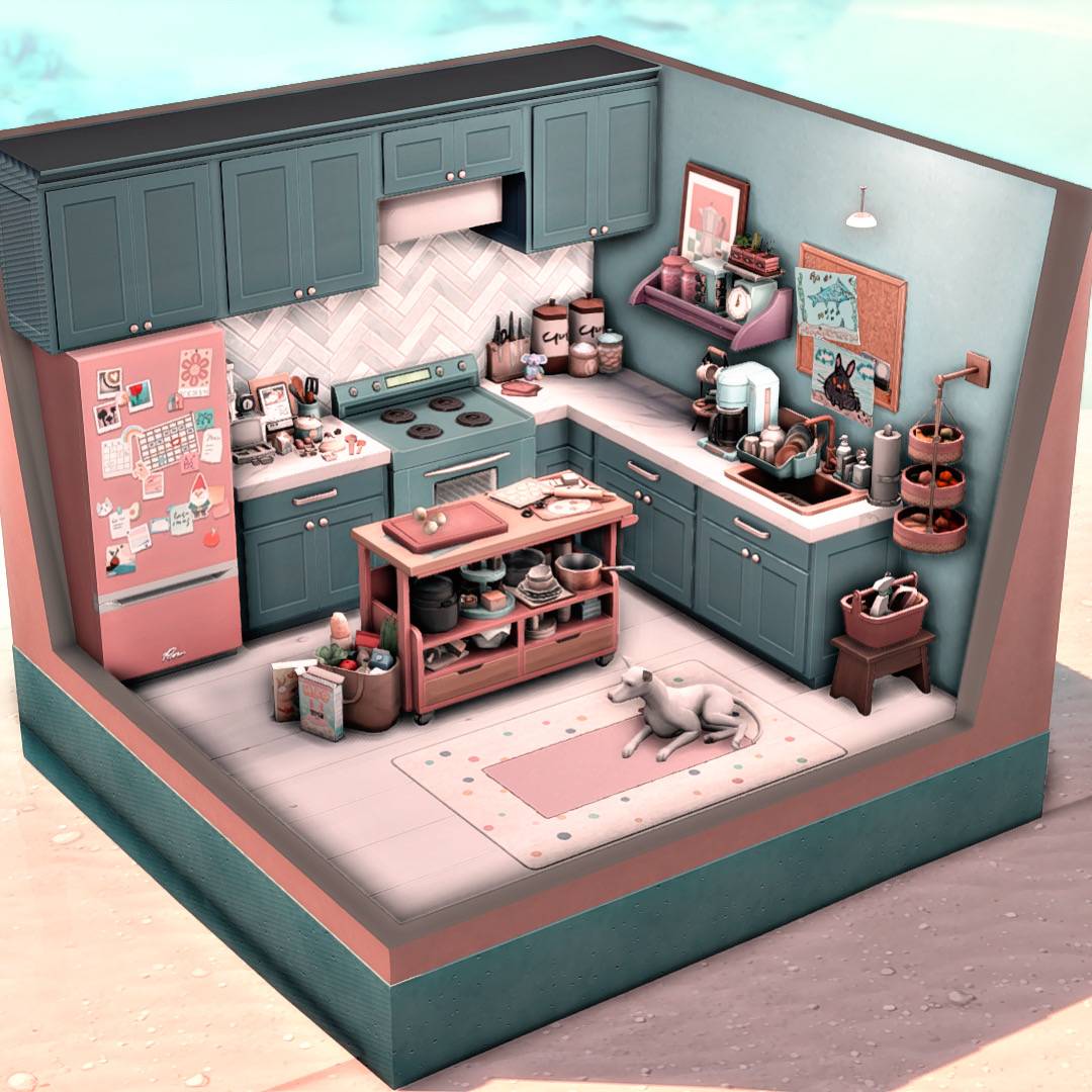Kitchen Clutter Kitchen + Base Game - Gallery - The Sims 4 Rooms / Lots ...