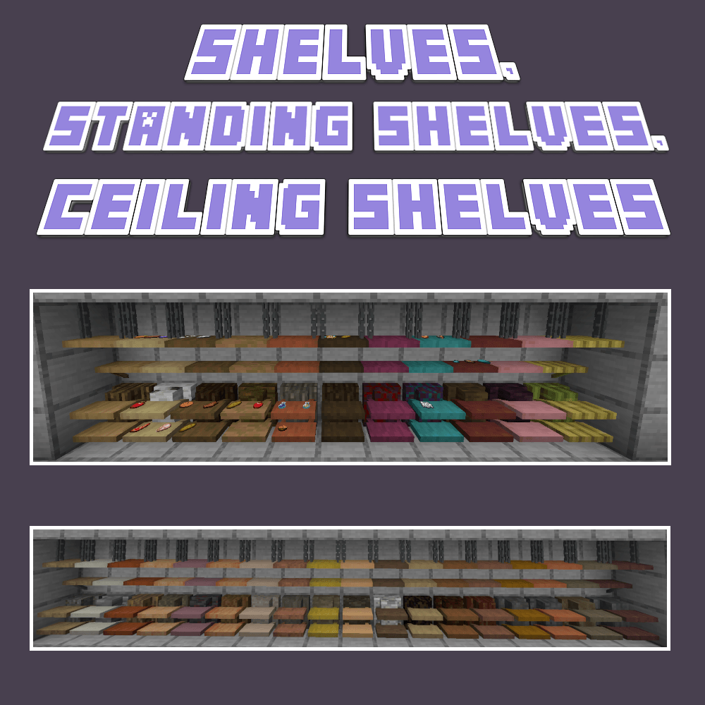 Aesthetic Shelving - Gallery - Minecraft Mods - CurseForge