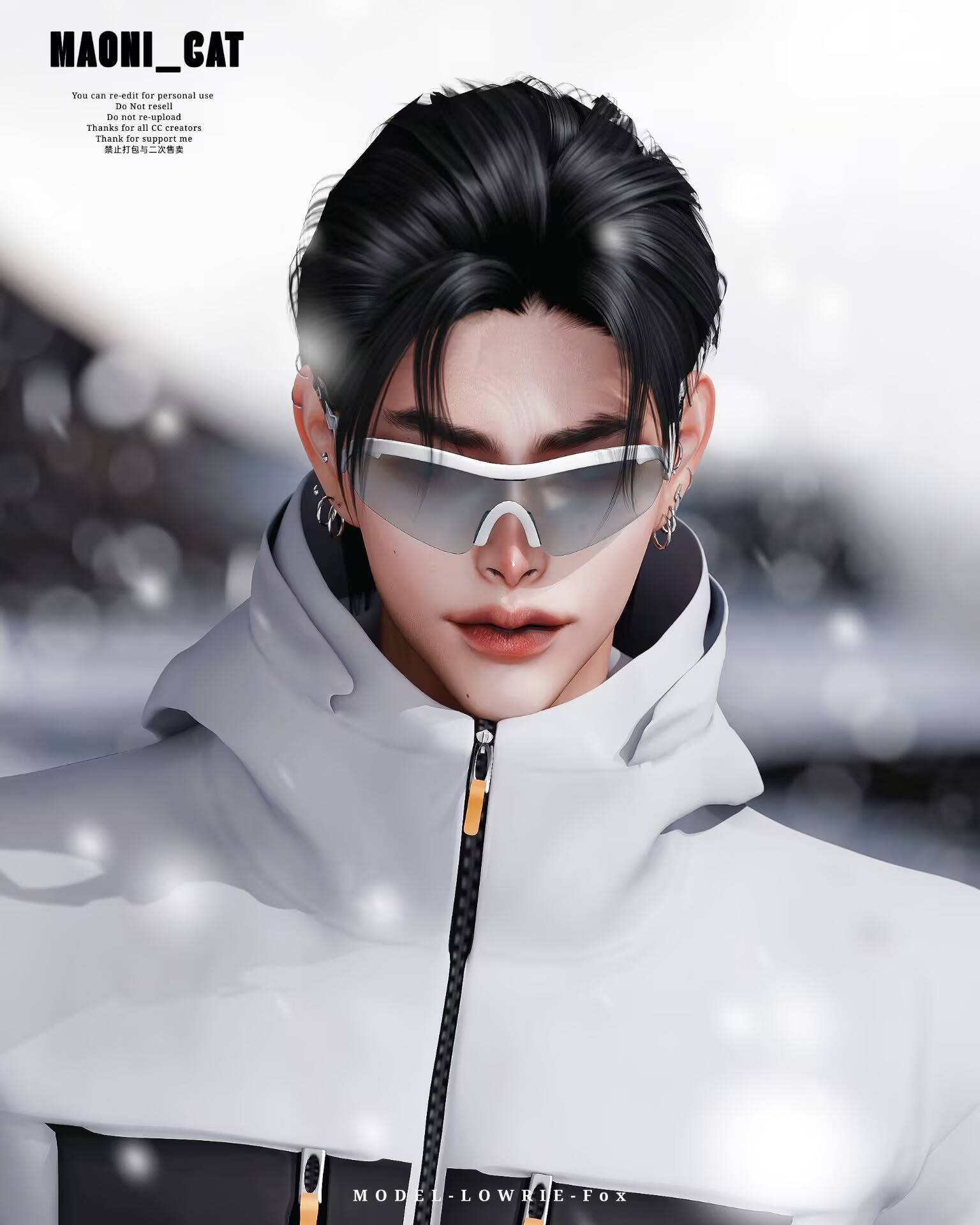 [Maoni_cat]HAIR No.35 ver.1 - Gallery - The Sims 4 Create a Sim ...