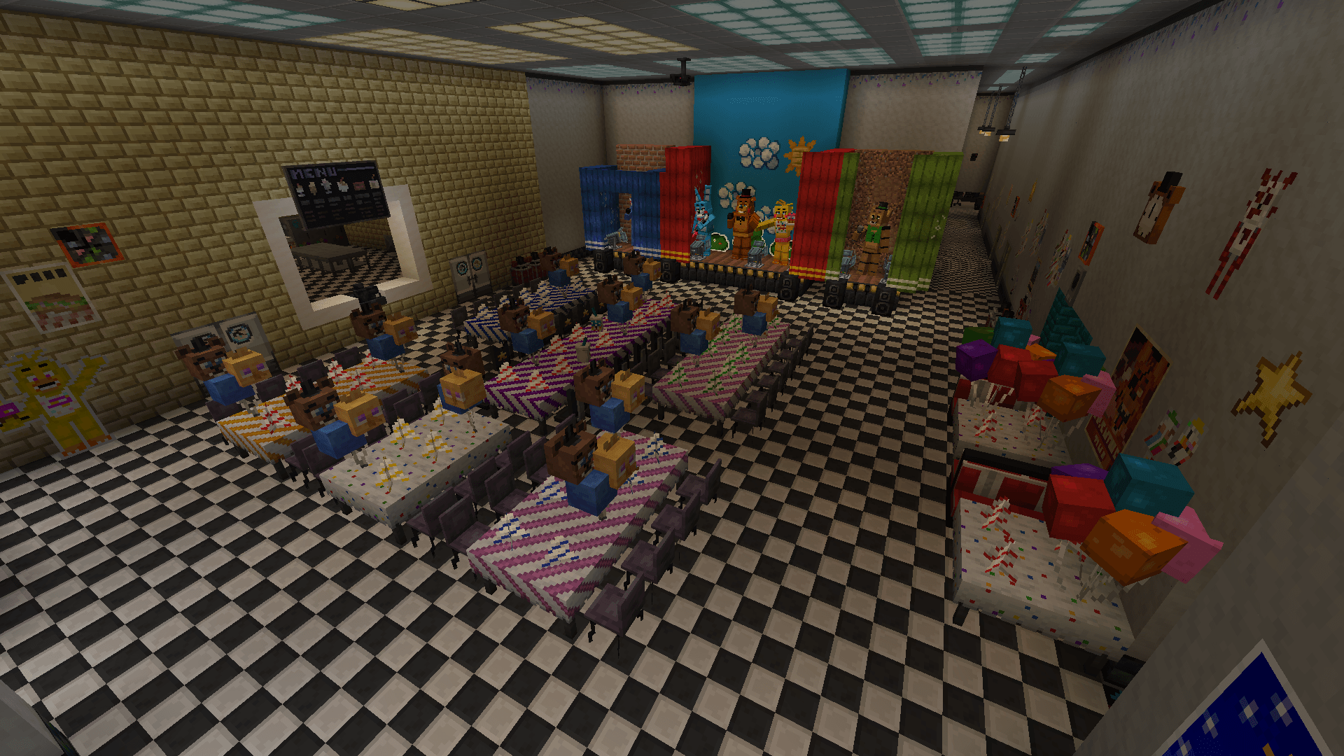 PenguinMinerGman's Custom FNAF 2 Pizzeria - Gallery - Minecraft Worlds ...