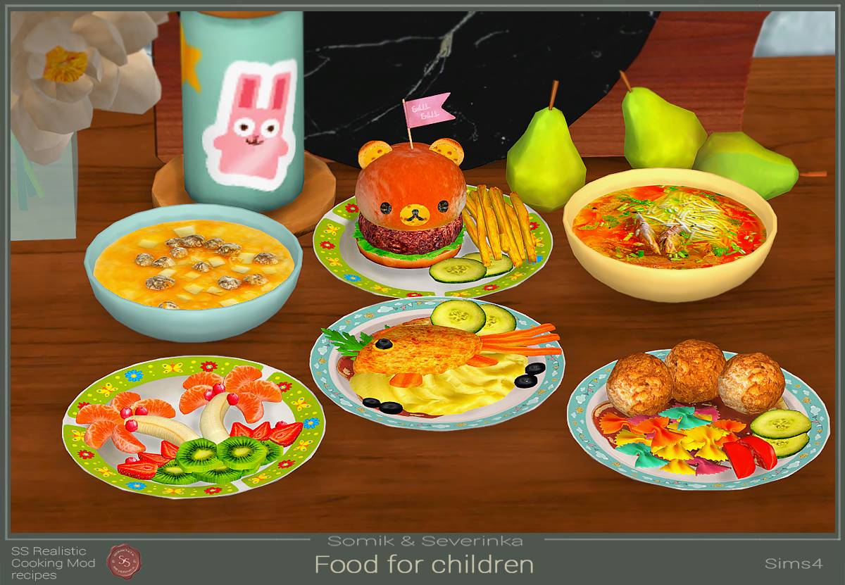 Food for children (set 2) - The Sims 4 Mods - CurseForge