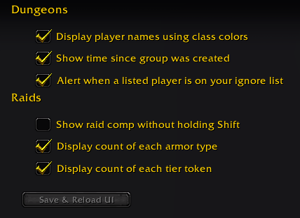 LFG Inspect - Gallery - World of Warcraft Addons - CurseForge