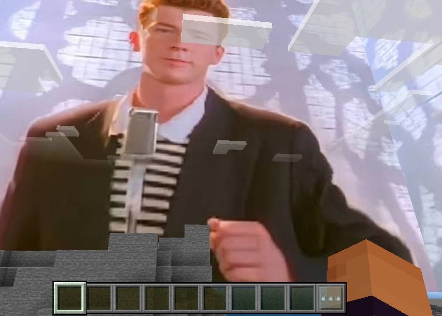 Rickroll Addon But Better - Gallery - Minecraft Bedrock Addons - CurseForge