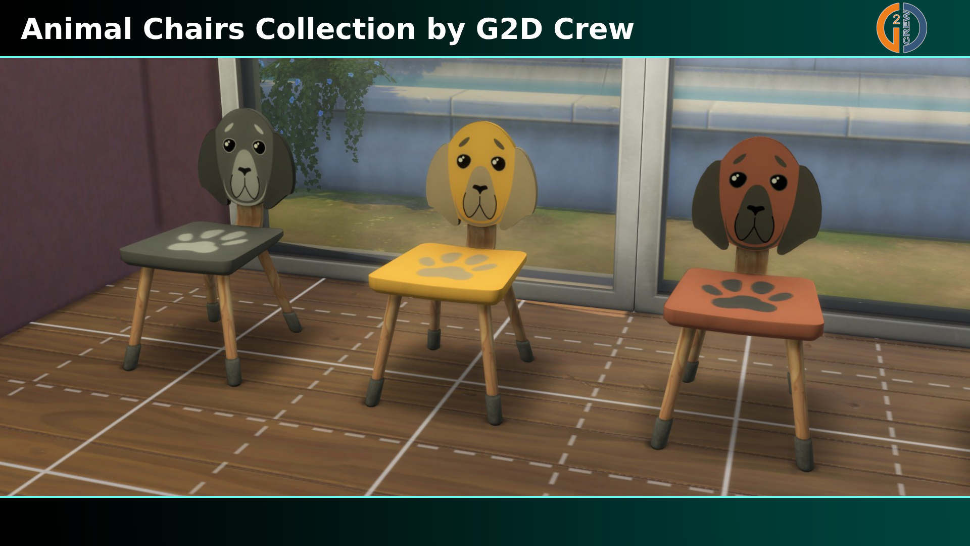 Animal Chairs Collection (Cat and Dog) by G2D Crew - Gallery - The Sims ...