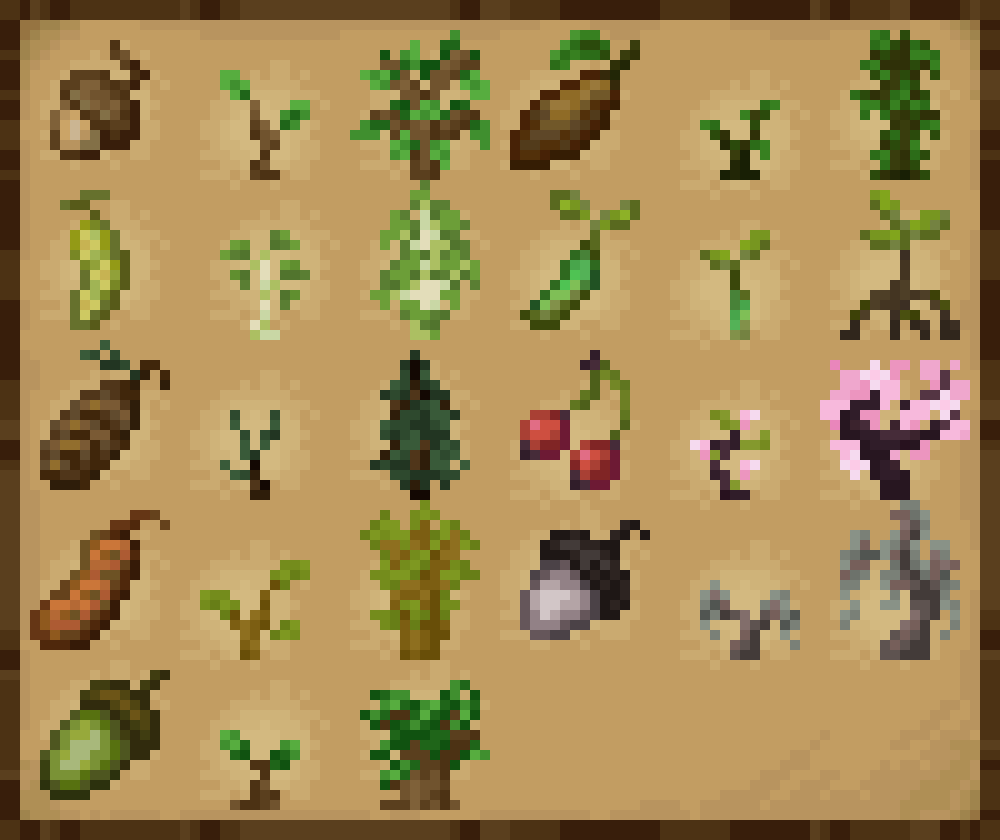 Seedy Saplings - Minecraft Resource Packs - CurseForge