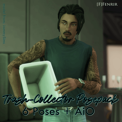 [F] Trash-Collector Posepack - Gallery - The Sims 4 Mods - CurseForge