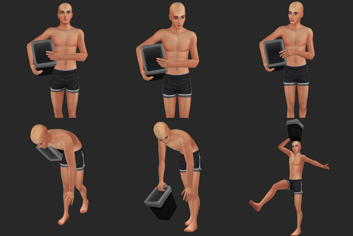 [F] Trash-Collector Posepack - The Sims 4 Mods - CurseForge
