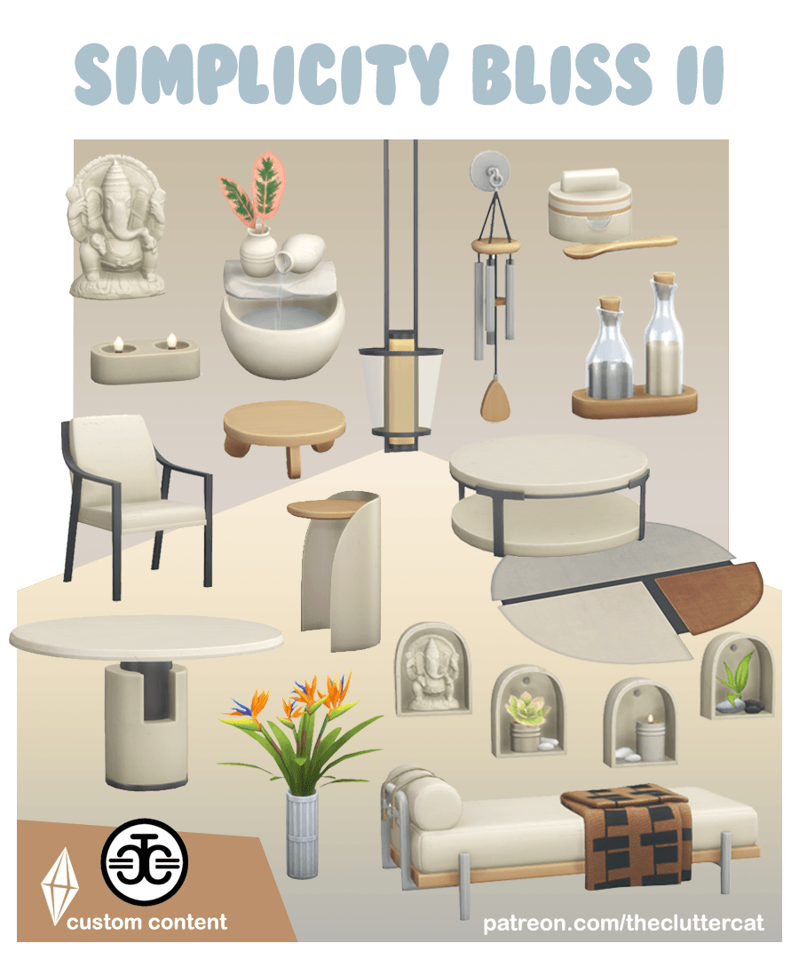 Simplicity Bliss Part II - Gallery - The Sims 4 Build / Buy - CurseForge