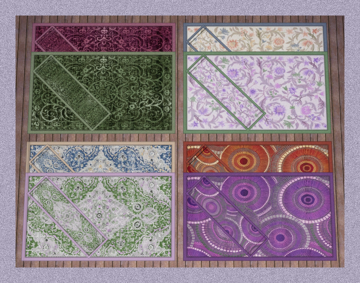 Victoria Day Rug 'n' Runner Set - Gallery - The Sims 4 Build / Buy ...