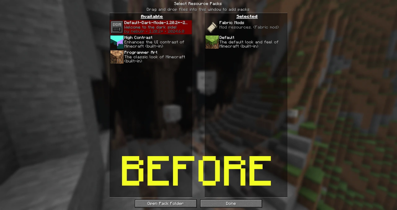 Default Dark Mode: Patcher - Gallery - Minecraft Mods - CurseForge