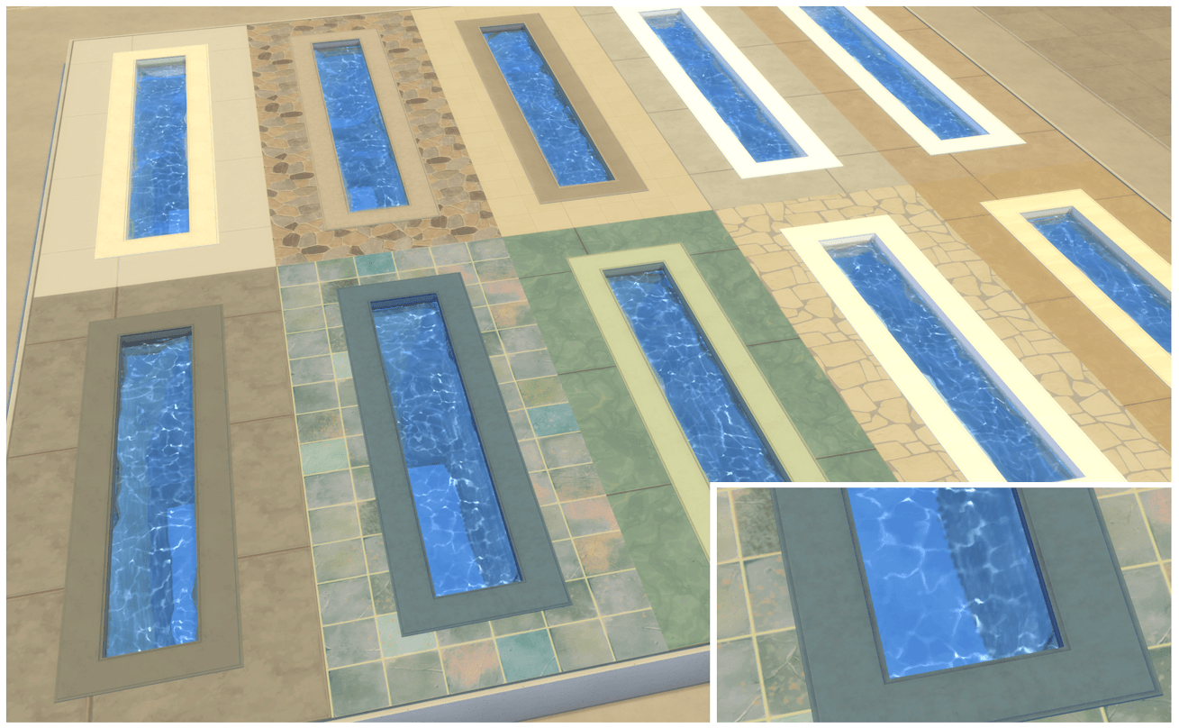 Minimally Modern Pool Trim - The Sims 4 Build / Buy - CurseForge