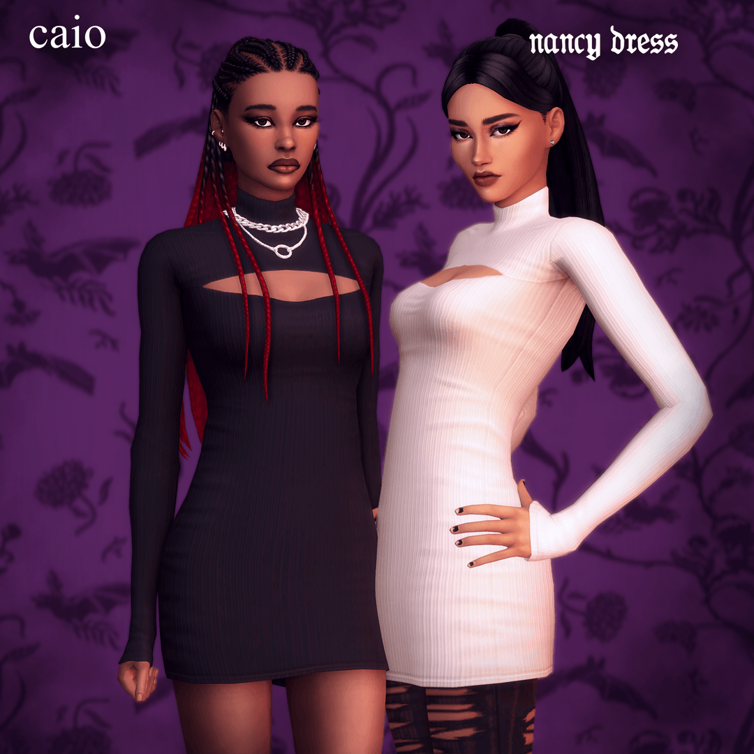 Nancy Dress (Caiocc) - Gallery - The Sims 4 Create a Sim - CurseForge