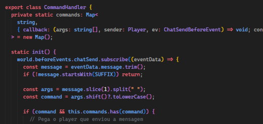 Command Handler - Minecraft Bedrock Scripts - CurseForge