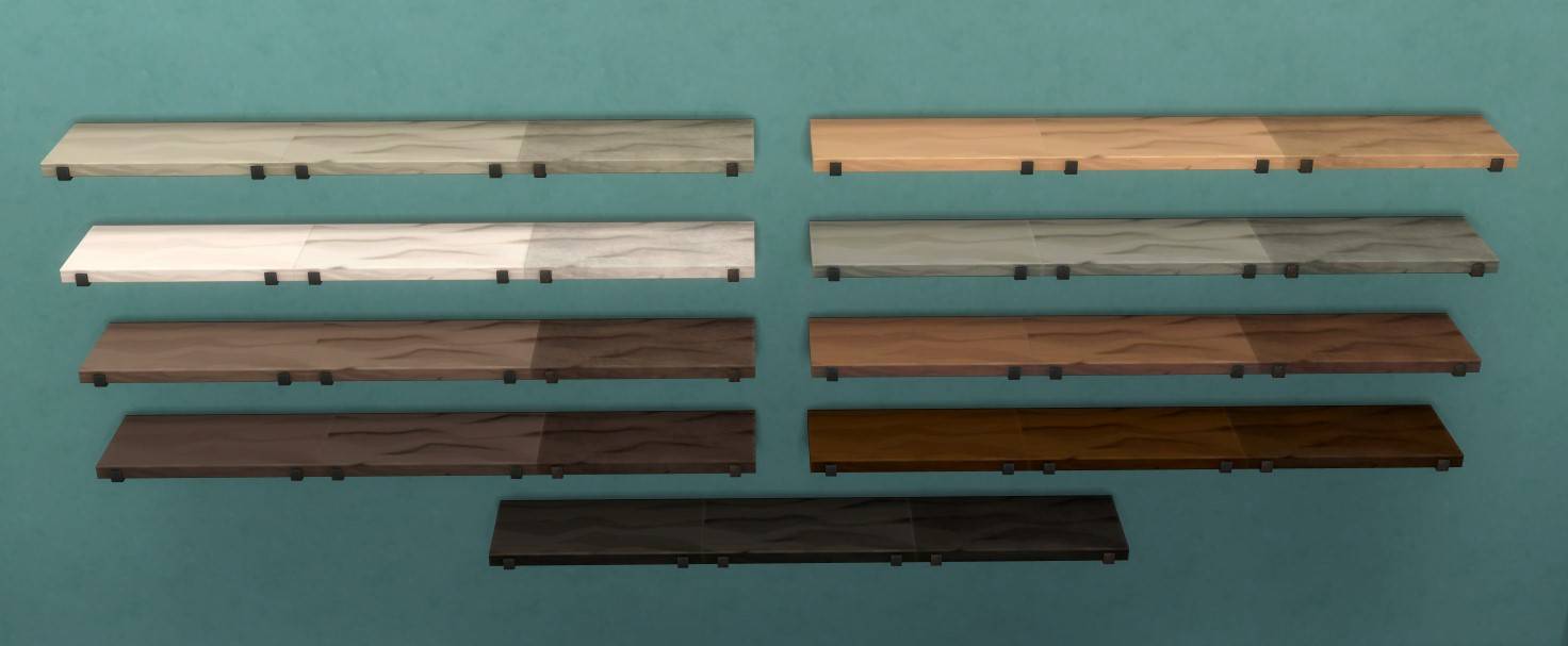 BG Shelf with extra clutter spaces in Industrial rustic style - The ...