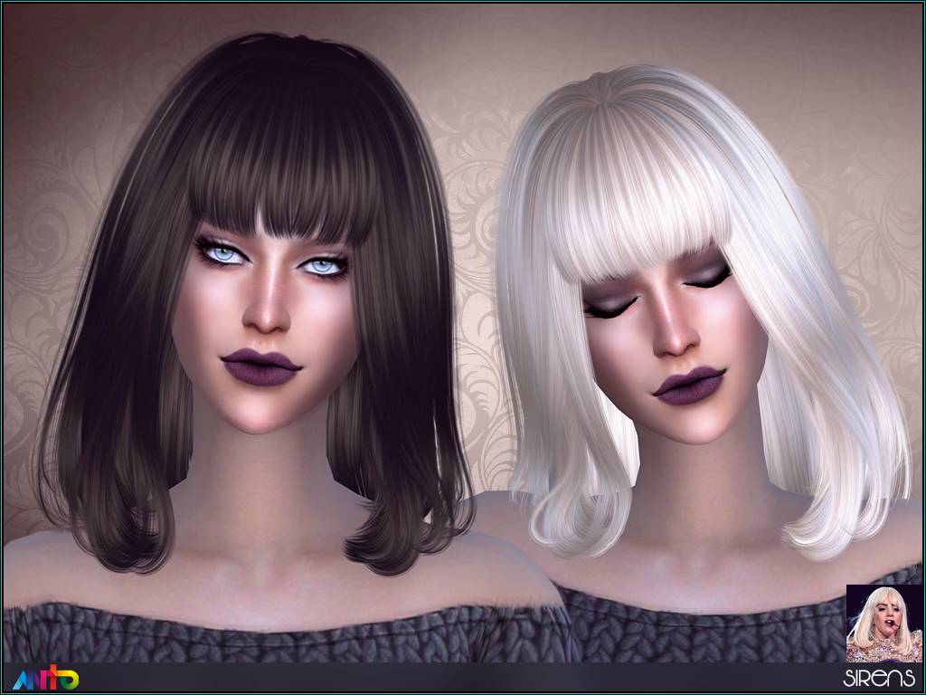 Sirens Hairstyle - Gallery - The Sims 4 Create a Sim - CurseForge