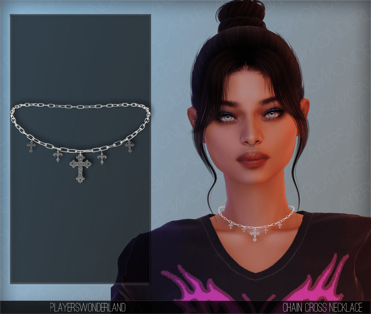 Chain Cross Necklace - Gallery - The Sims 4 Create a Sim - CurseForge