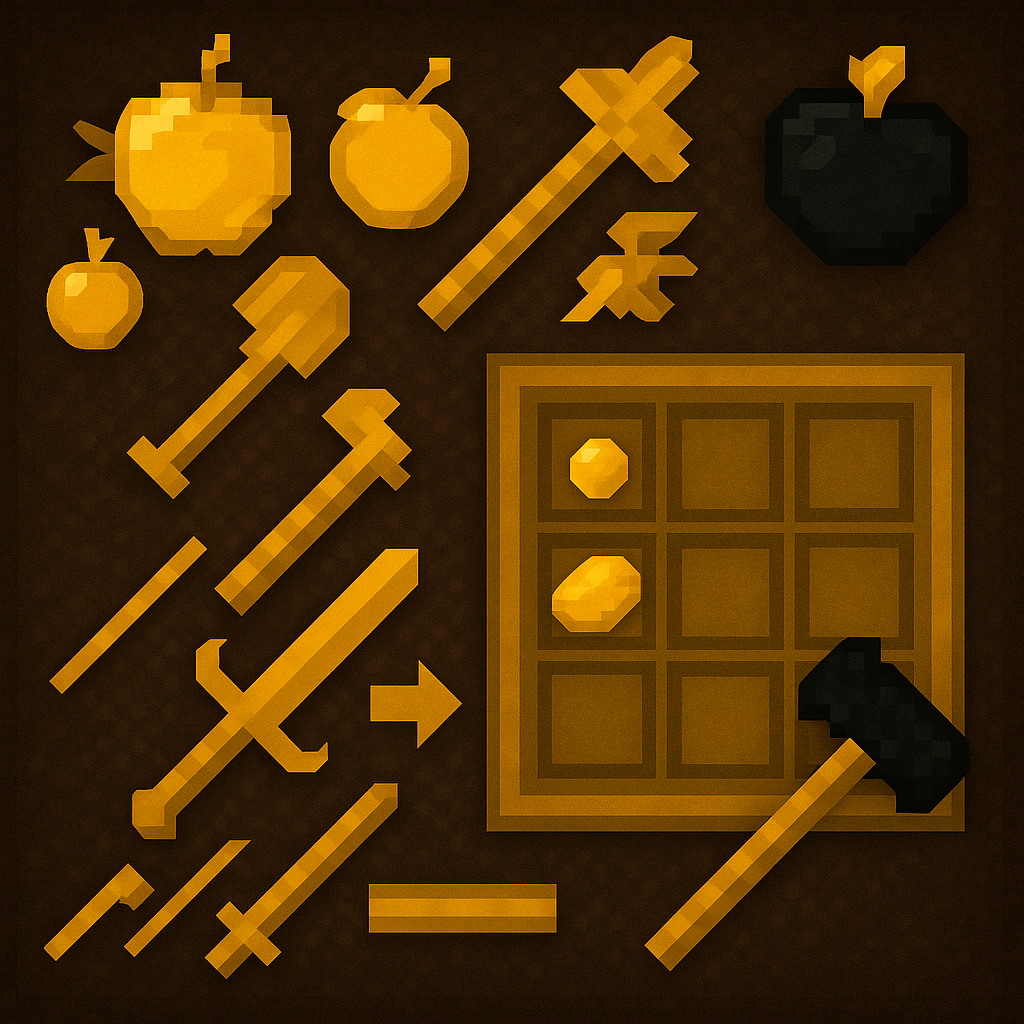 Gold Variants - Gallery - Minecraft Mods - CurseForge