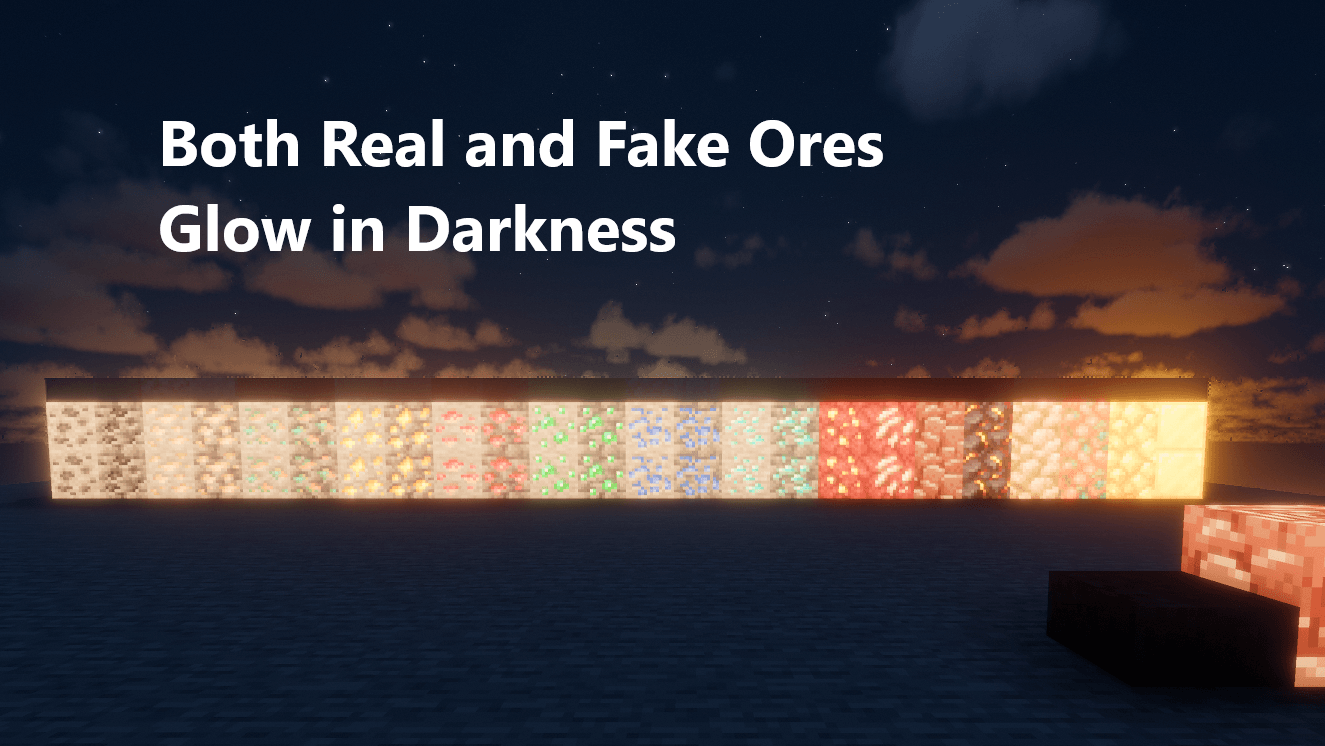 Glowing Fake Ores - Gallery - Minecraft Resource Packs - CurseForge