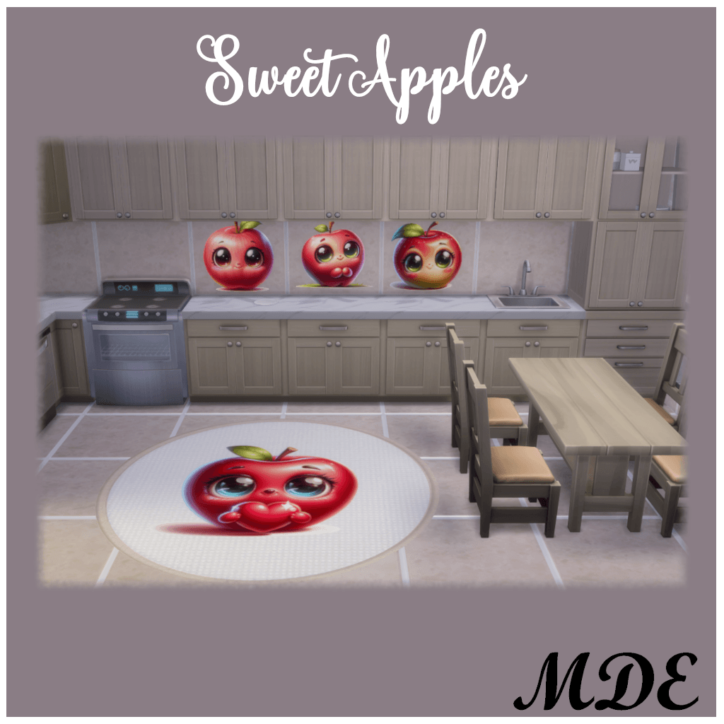 Sweet Fruits Series - Apples - Gallery - The Sims 4 Build / Buy ...
