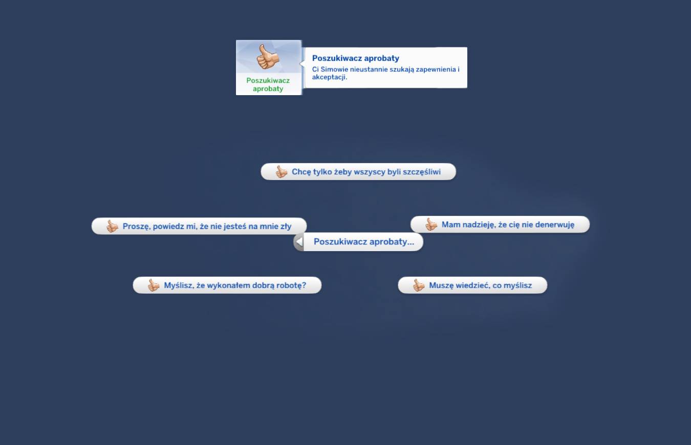 Approval Seeker Trait | Polskie Tłumaczenie - The Sims 4 Translations ...