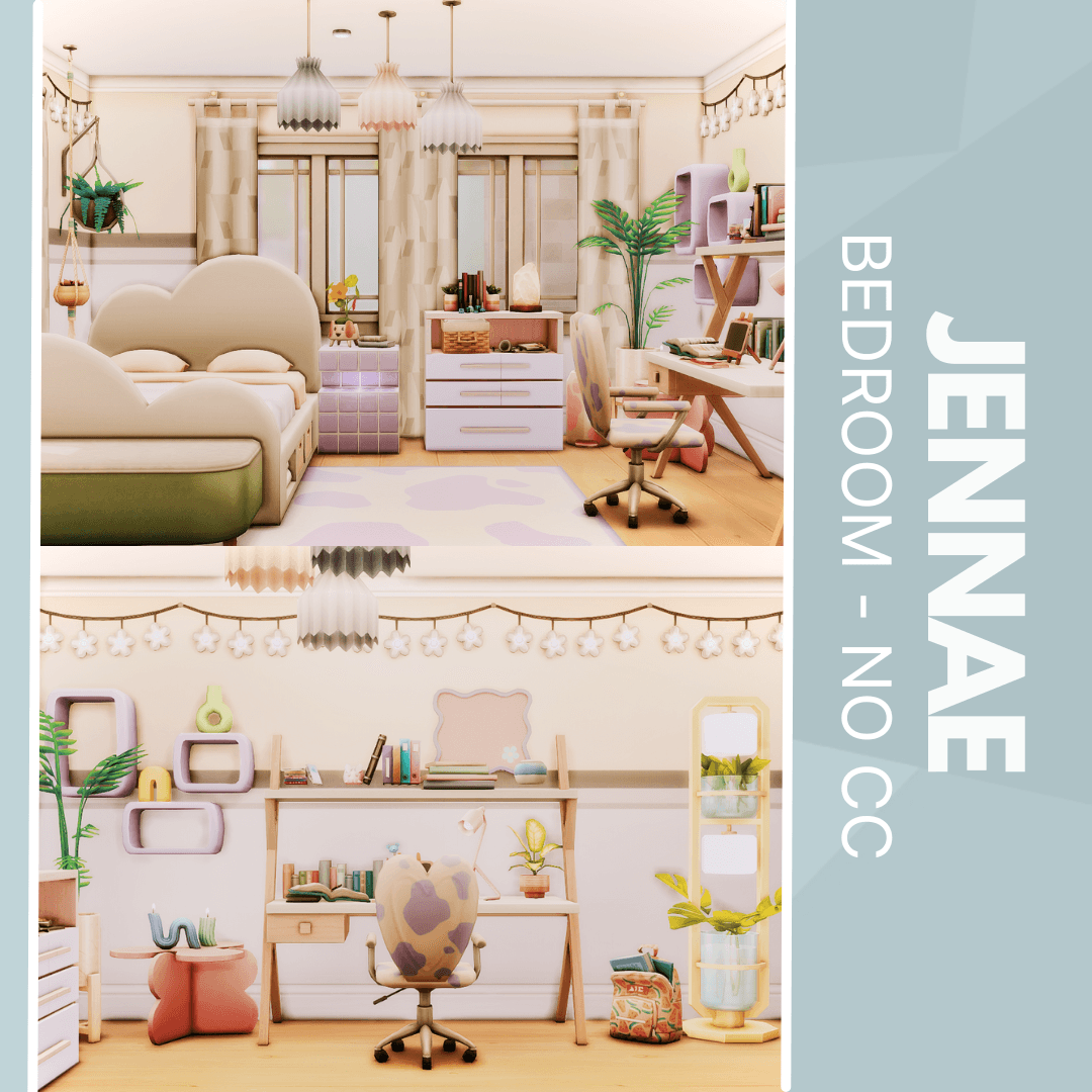Jennae Bedroom - No CC - Gallery - The Sims 4 Rooms / Lots - CurseForge
