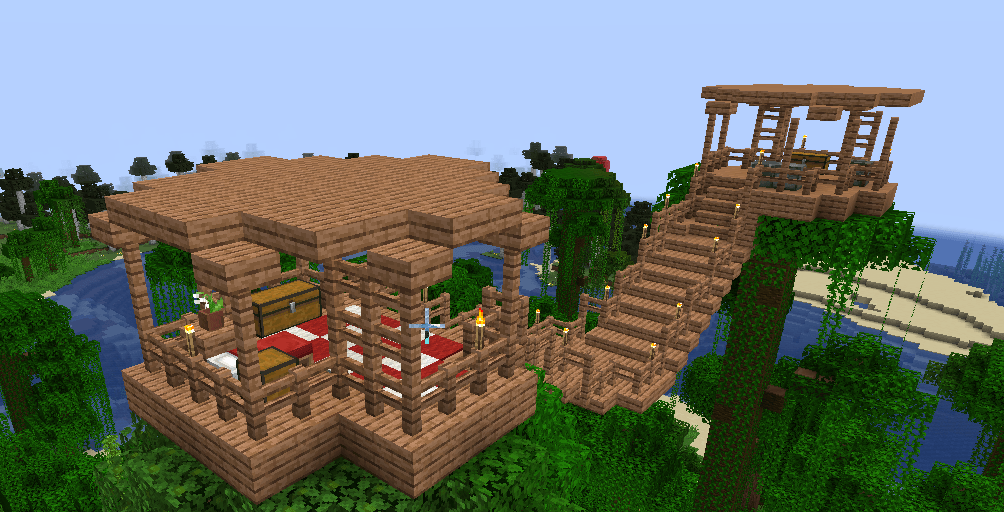 Treehouse Retreat. A survival starter base by Ollie The King - Gallery ...