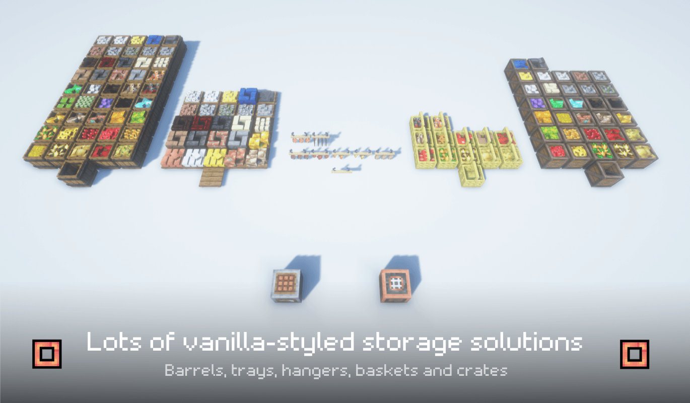 [STORAGE UPGRADES] Decorative Storage - Minecraft Mods - CurseForge