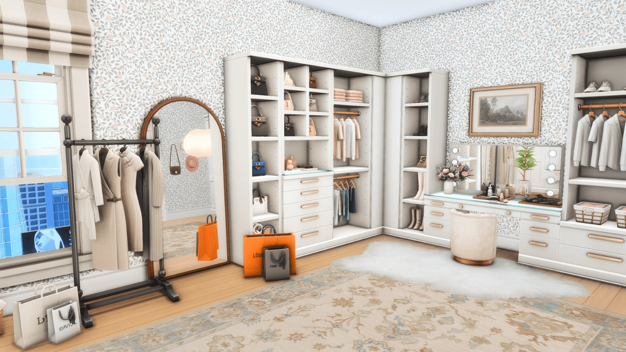 Dreamy walk in closet - Gallery - The Sims 4 Rooms / Lots - CurseForge