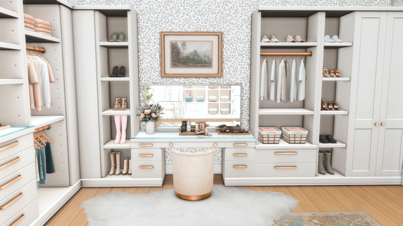Dreamy walk in closet - Gallery - The Sims 4 Rooms / Lots - CurseForge