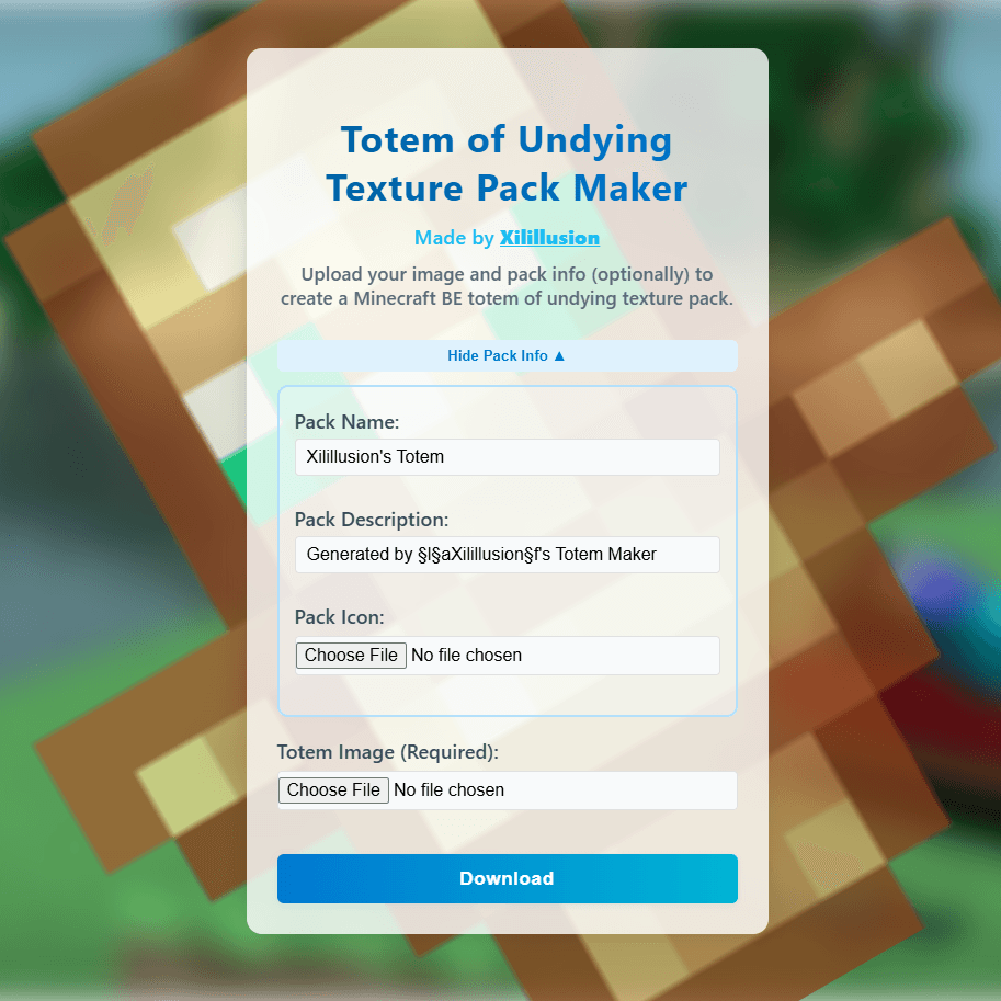[Tool] Customized Totem MCBE - Gallery - Minecraft Customization - CurseForge
