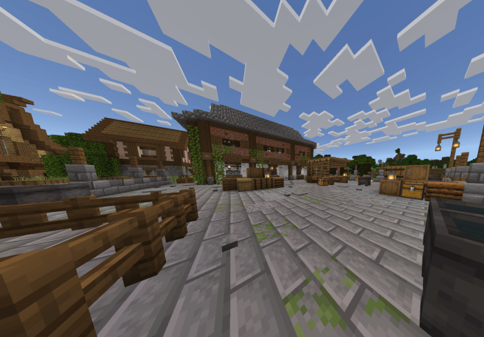 Medieval Town - Gallery - Minecraft Bedrock Maps - CurseForge