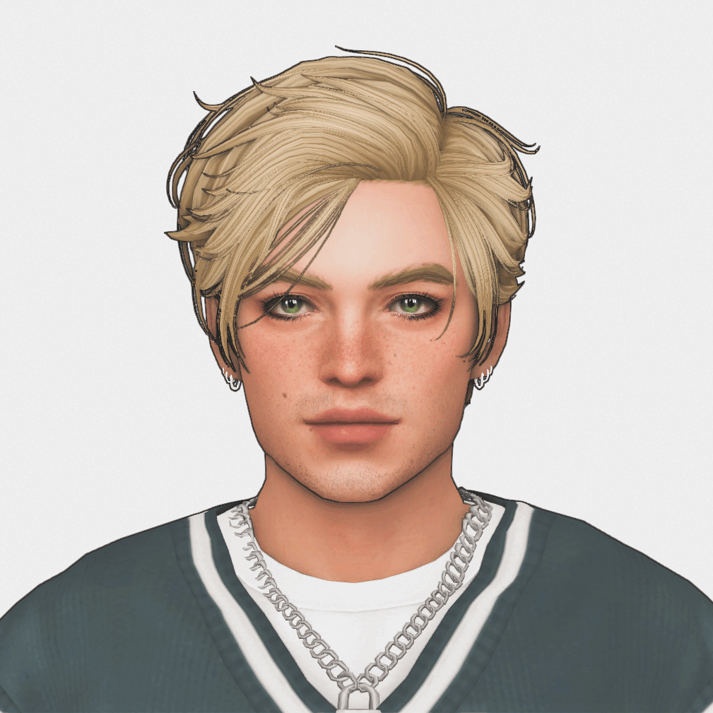 Rhys Hair - The Sims 4 Create a Sim - CurseForge
