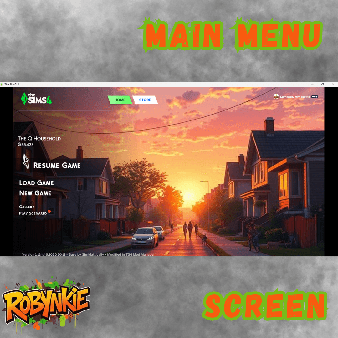 Neighbourhood Vista Screens - Read the description - The Sims 4 Mods - CurseForge