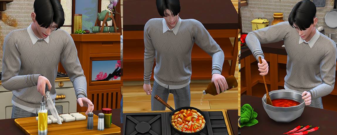 Bibimbap, Kimchi and Tteokbokki - set "Korea" - The Sims 4 Mods ...