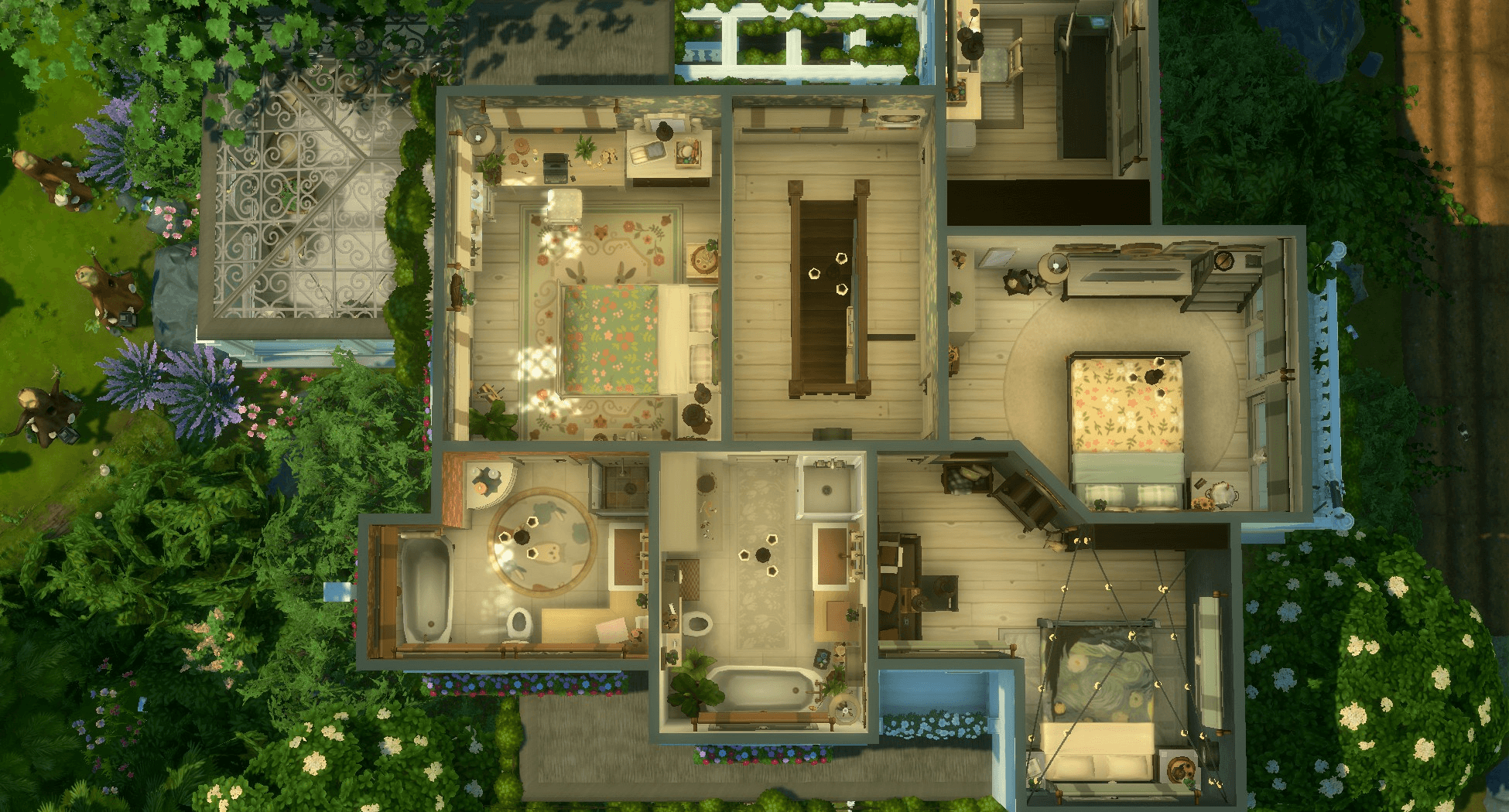 Fairytale Cottage | Cottage Living | No CC - The Sims 4 Rooms / Lots ...