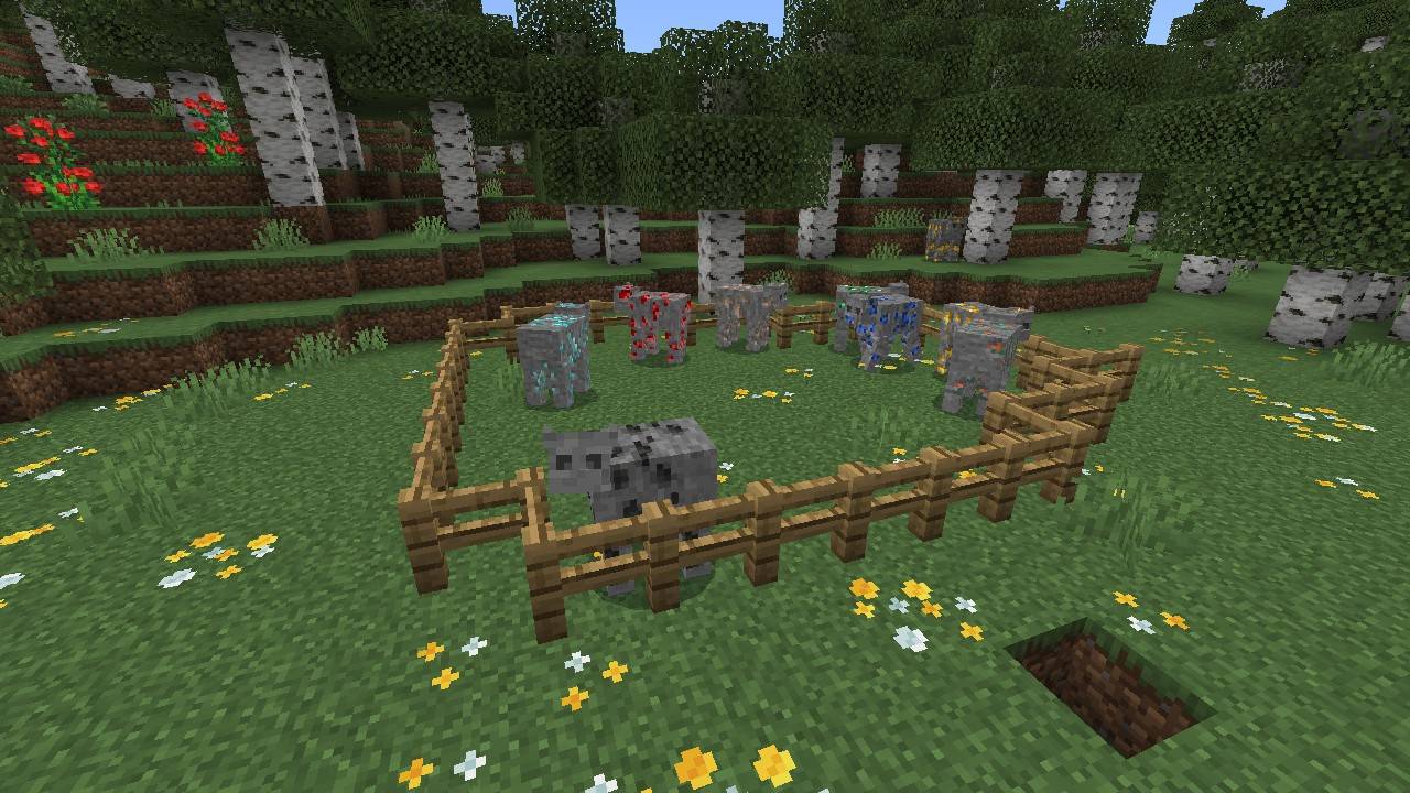 Aurum's Ore Cows - Gallery - Minecraft Bedrock Addons - CurseForge