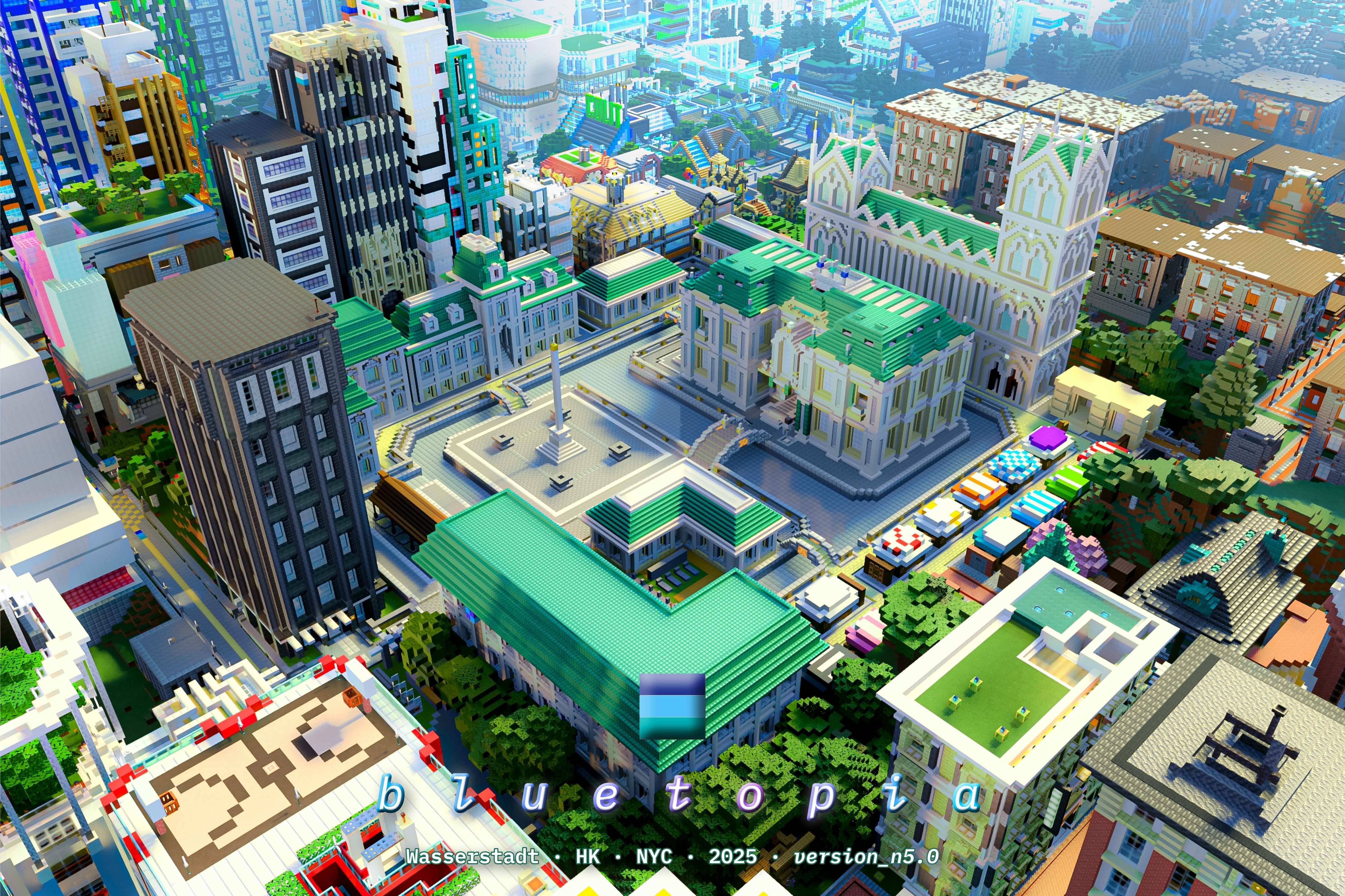 Blue Topia - N5.0 - Minecraft Bedrock Maps - CurseForge