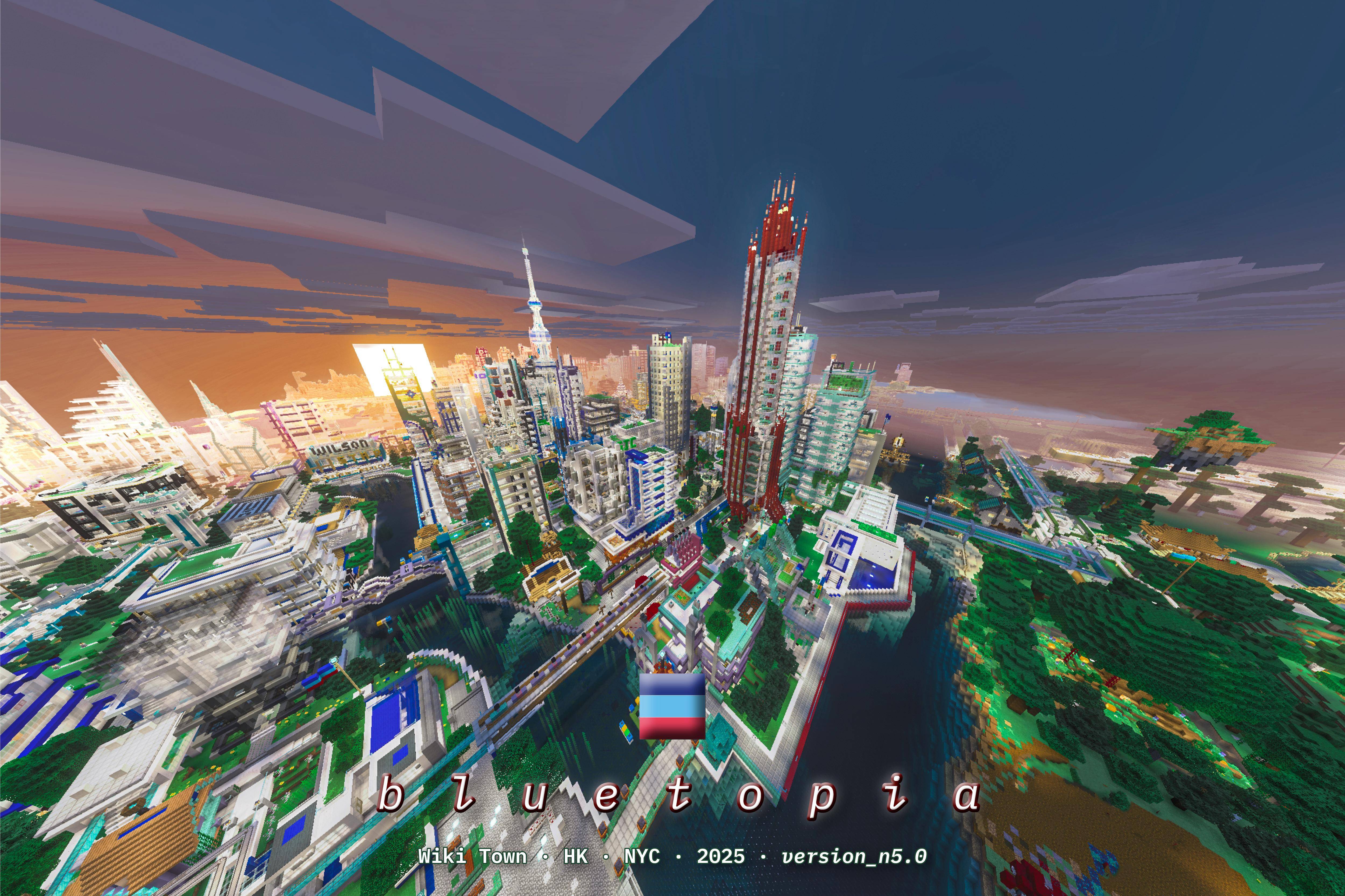 Blue Topia - N5.0 - Minecraft Bedrock Maps - CurseForge