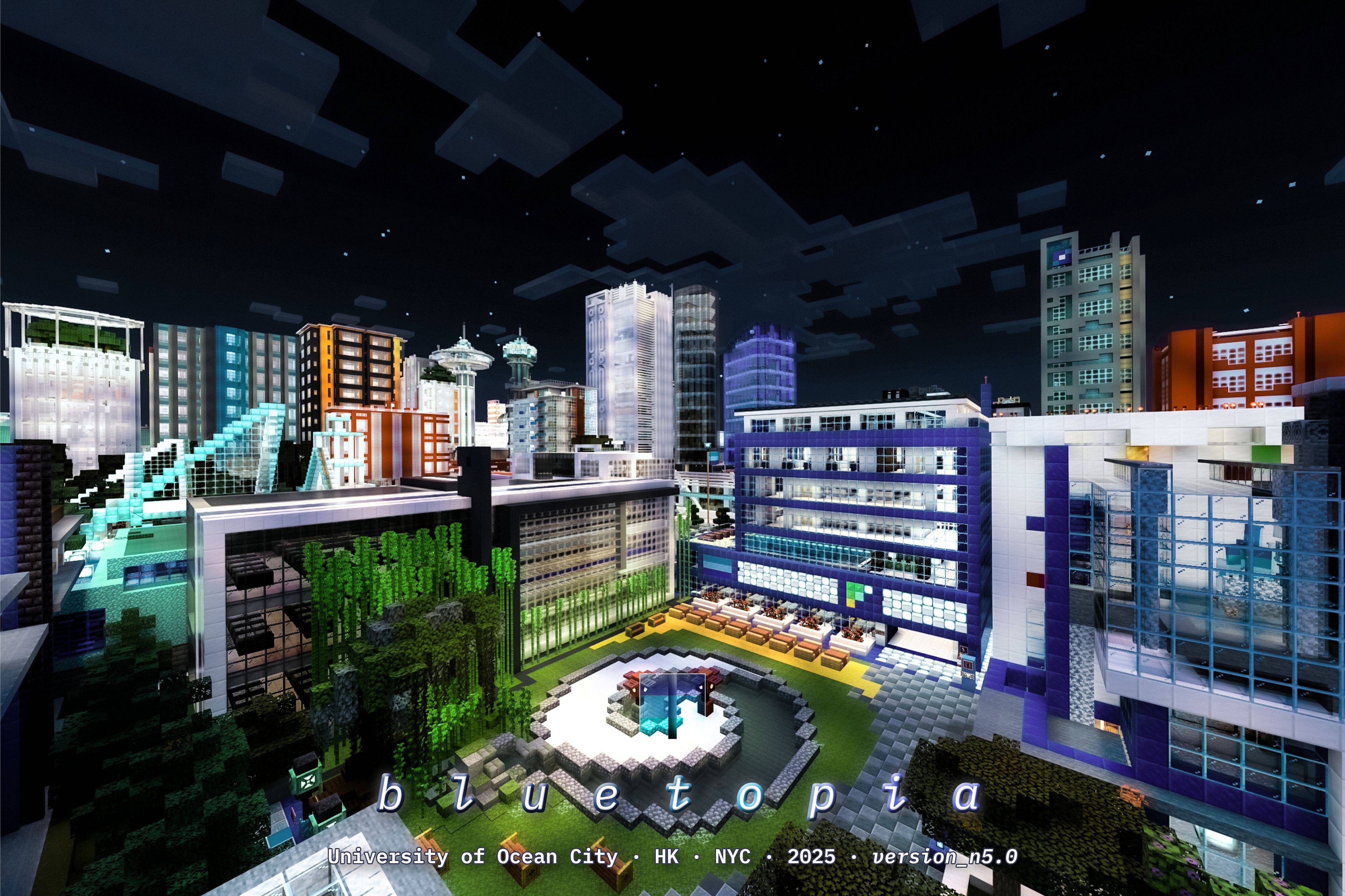 Blue Topia - N5.0 - Minecraft Bedrock Maps - CurseForge