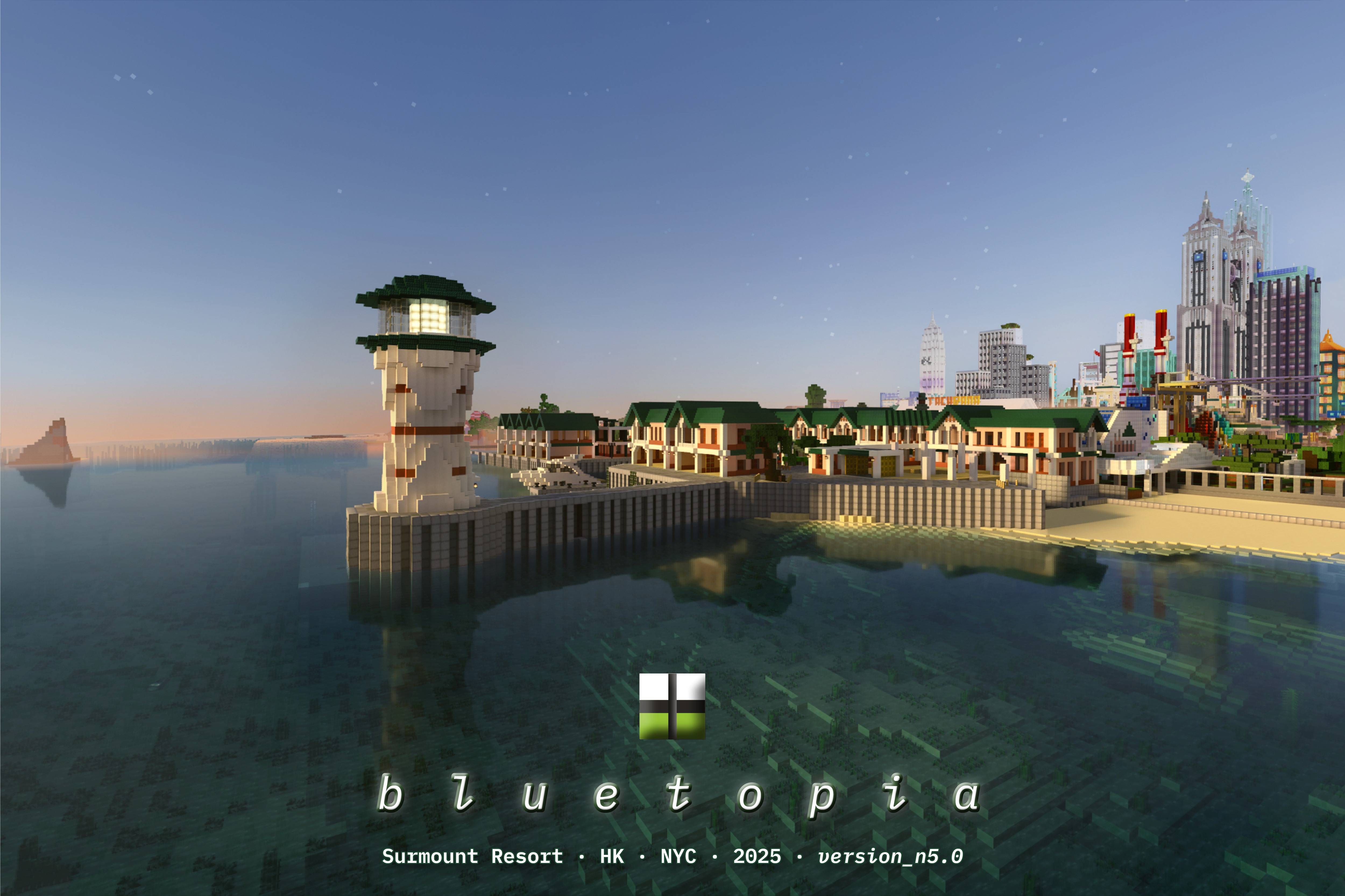 Blue Topia - N5.0 - Minecraft Bedrock Maps - CurseForge