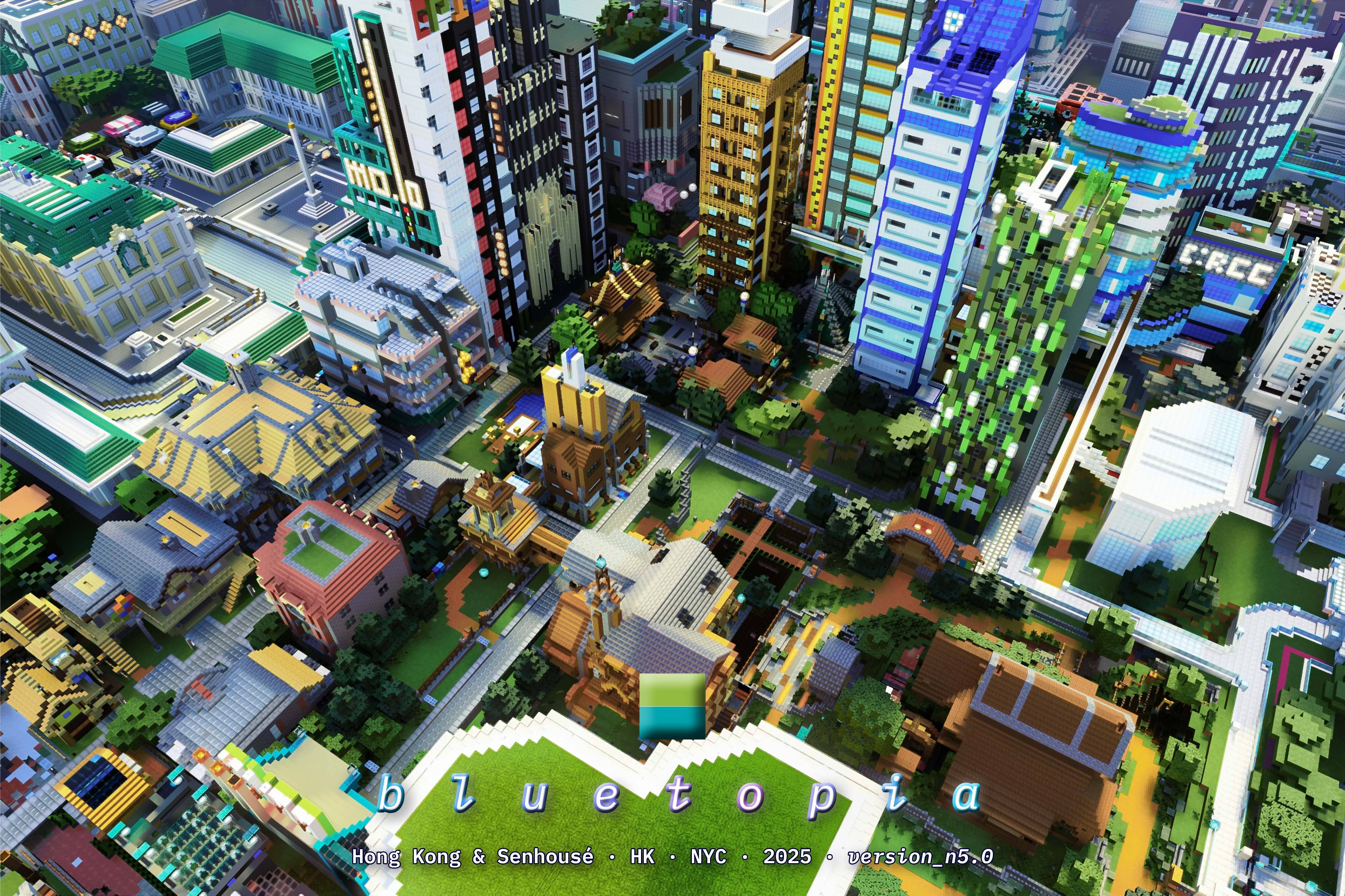 Blue Topia - N5.0 - Minecraft Bedrock Maps - CurseForge