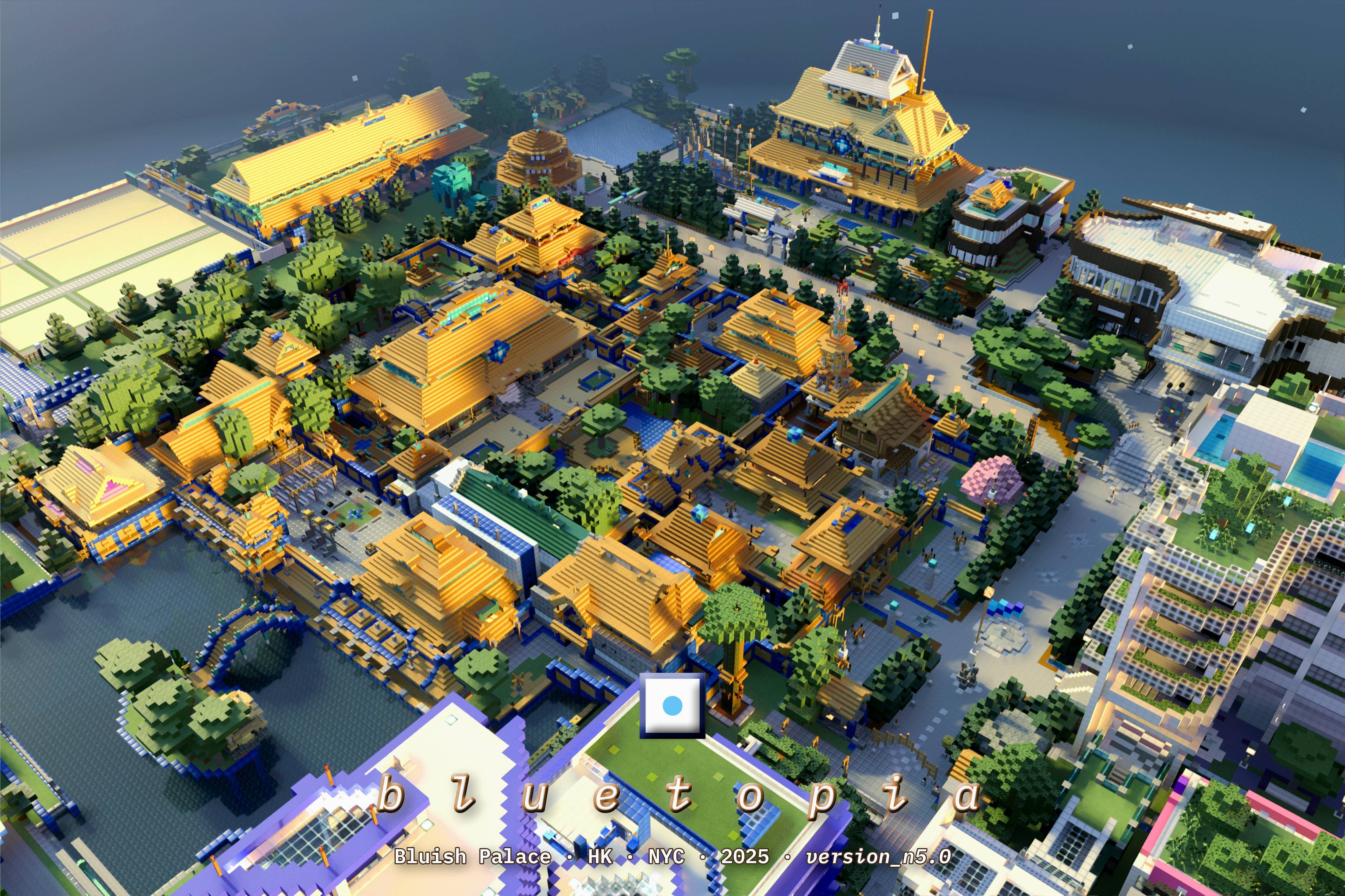 Blue Topia - N5.0 - Minecraft Bedrock Maps - CurseForge