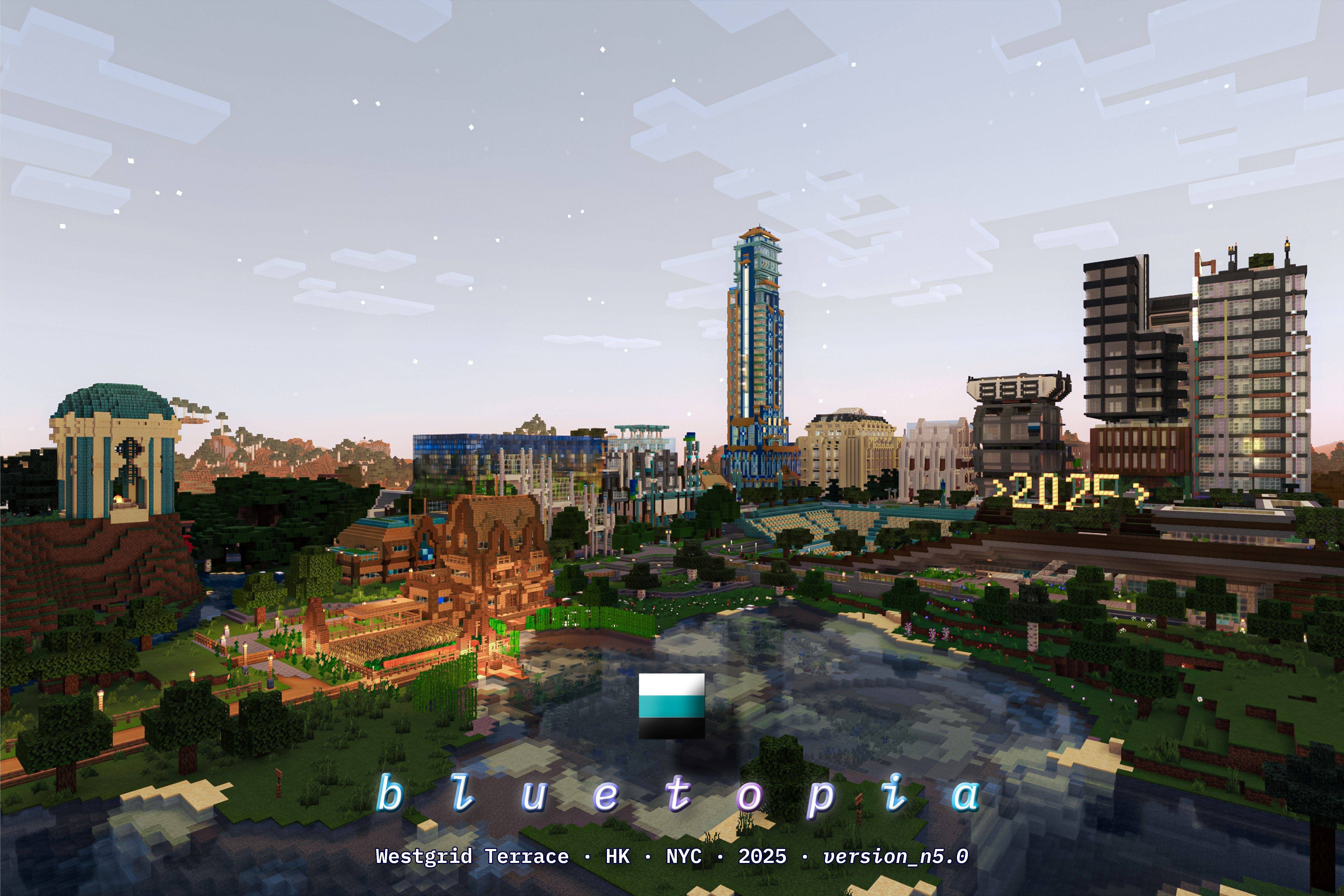 Blue Topia - N5.0 - Minecraft Bedrock Maps - CurseForge