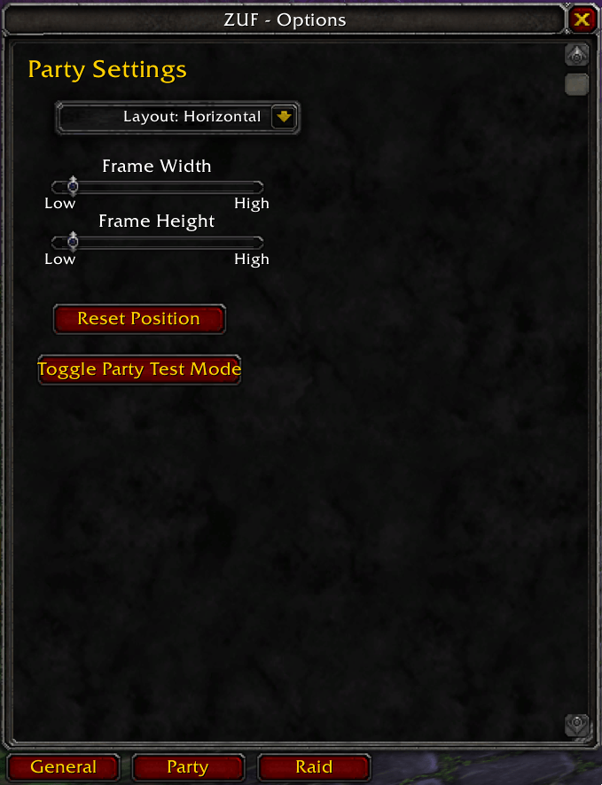 Zindure's Unit Frames - Gallery - World of Warcraft Addons - CurseForge