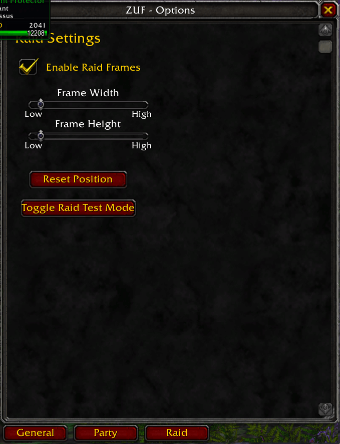 Zindure's Unit Frames - Gallery - World of Warcraft Addons - CurseForge
